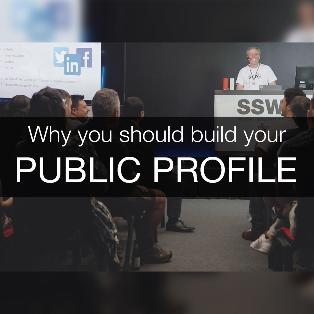 Why developers should build their public profile