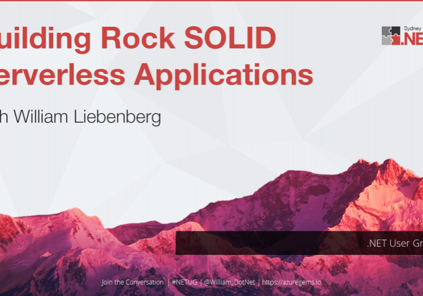 Clean Architecture with ASP.NET Core 2.1 | Jason Taylor at DDD Sydney ...